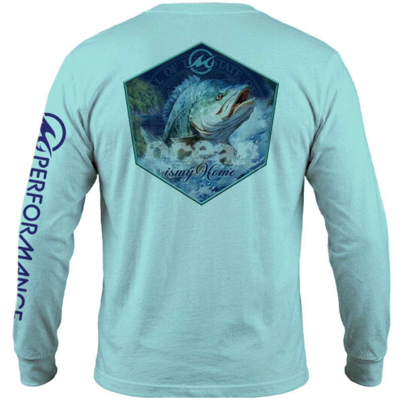 Men's SoWal Sun Jersey Ocean Bass Long Sleeve – Mojo Sportswear Company
